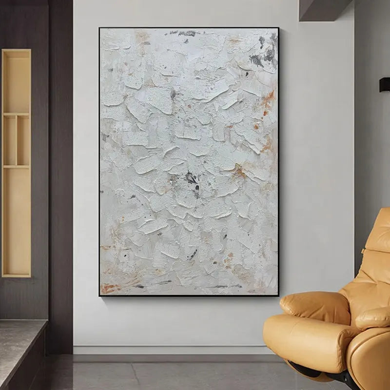 Thick Structure Abstract Painting - Wall Art - Paints Lab