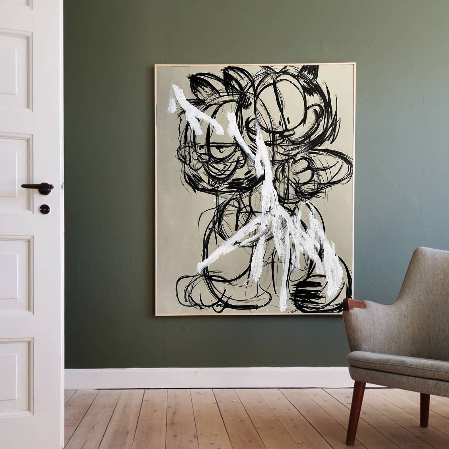 Modern Graffiti - Modern Graffiti Wall Painting - Paints Lab