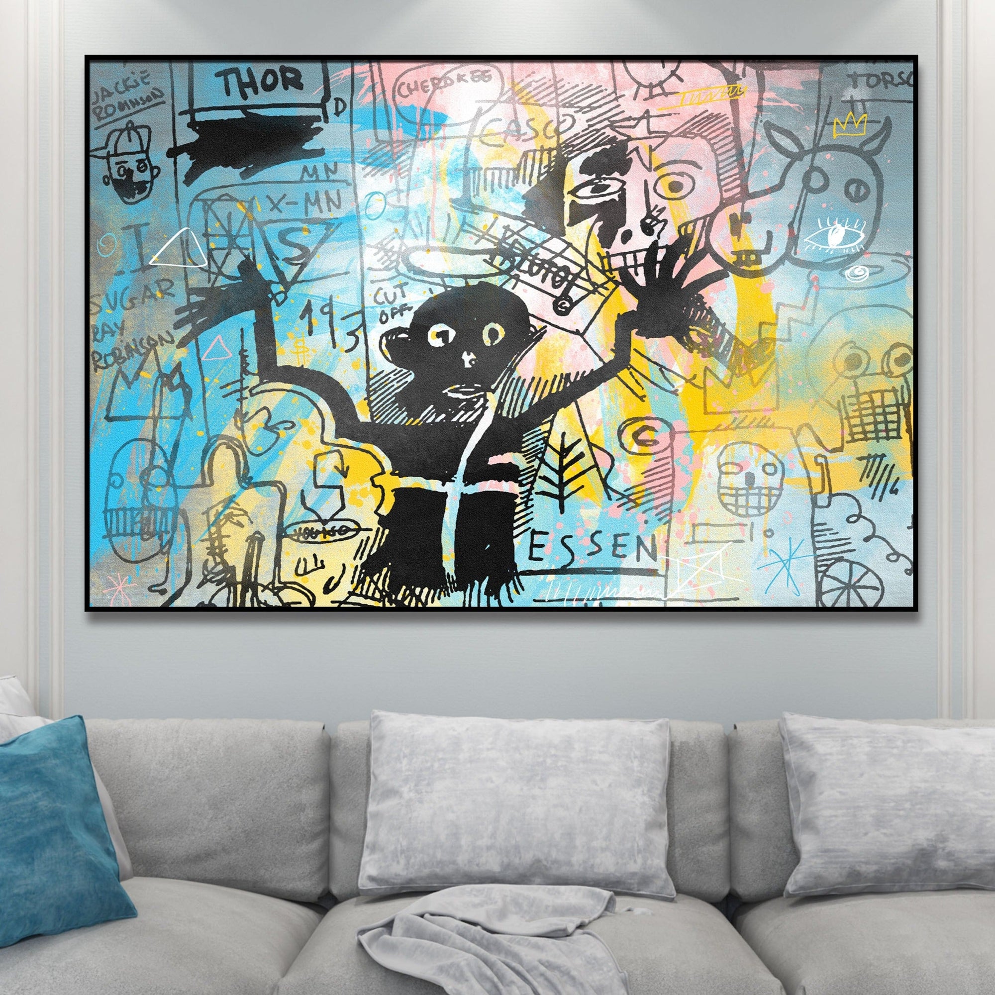 Modern Graffiti Wall Art - Graffiti Wall Art - Paints Lab