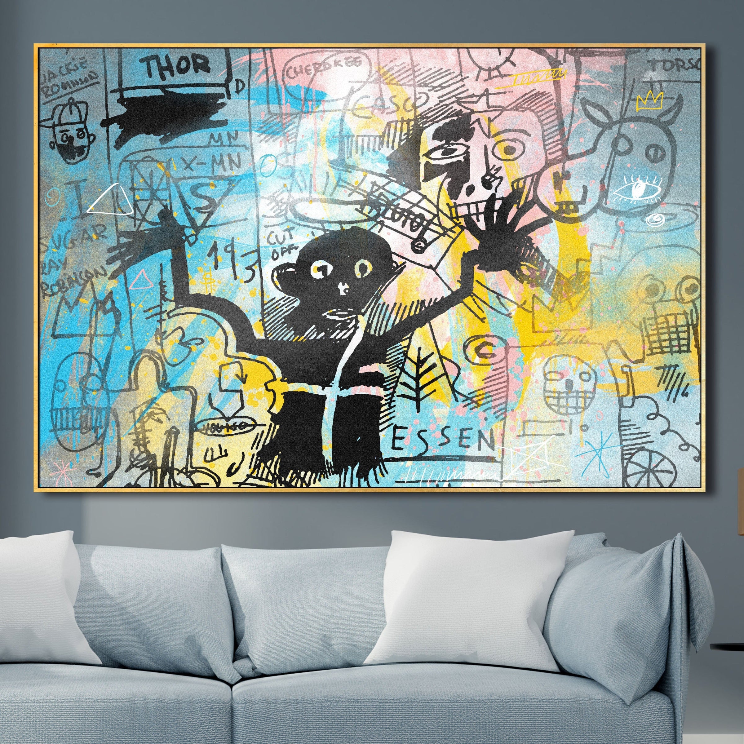 Modern Graffiti Wall Art - Graffiti Wall Art - Paints Lab