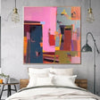 Pink Abstract Wall Art - Pink Abstract Art - Paints Lab