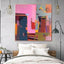 Pink Abstract Wall Art - Pink Abstract Art - Paints Lab