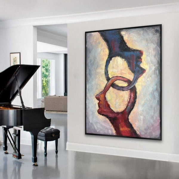 Union Canvas - Union Abstract Canvas Wall Art - Paints Lab