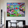 The Creation of Adam Graffiti - Adam Graffiti Wall Art