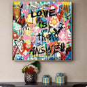 Love is The Answer Painting - Love Painting - Paints Lab
