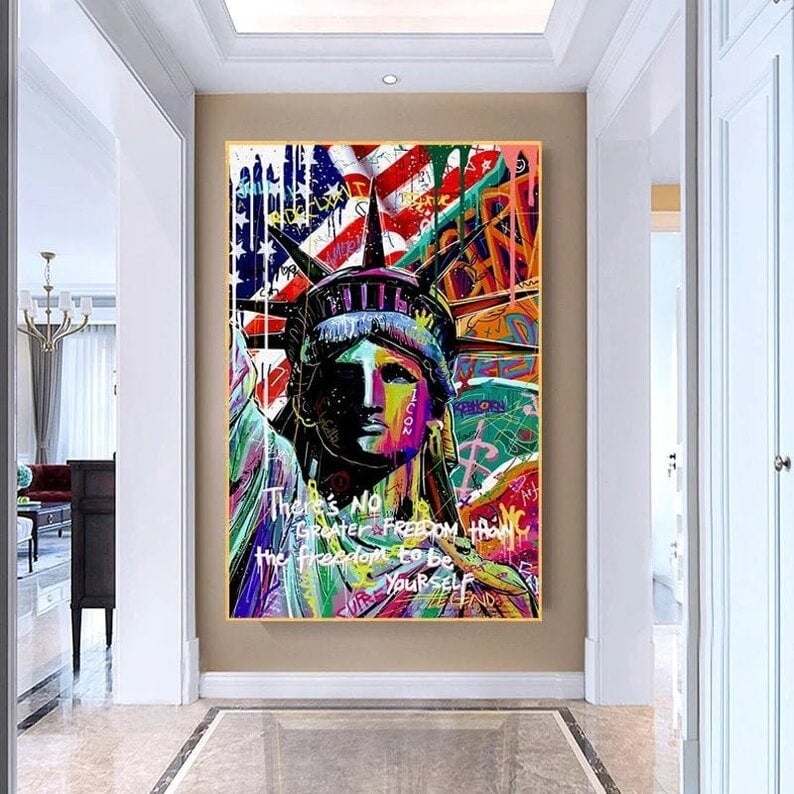 Statue Of Liberty Canvas Wall Art - Statue Of Liberty Canvas